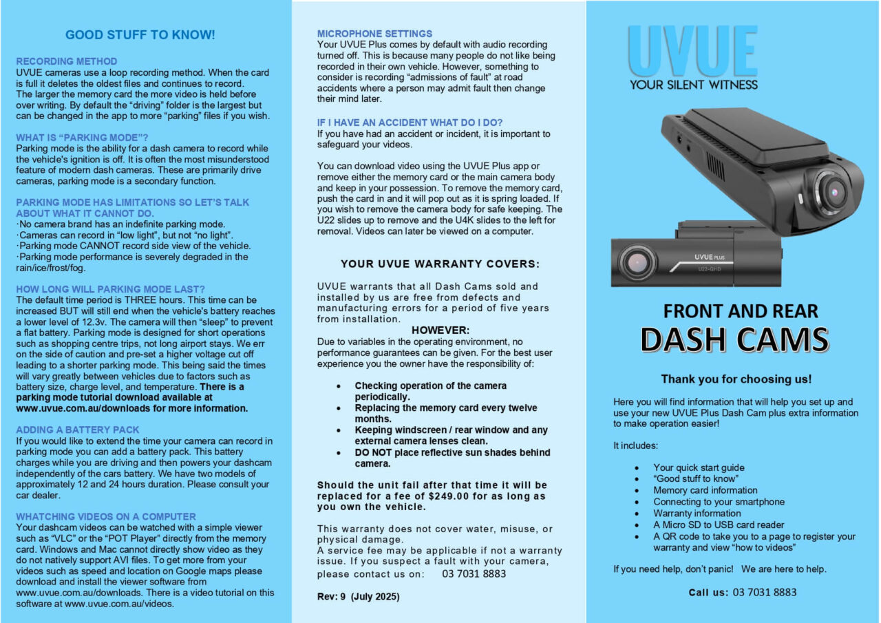 UVUE Plus DC Setup - Nu Line